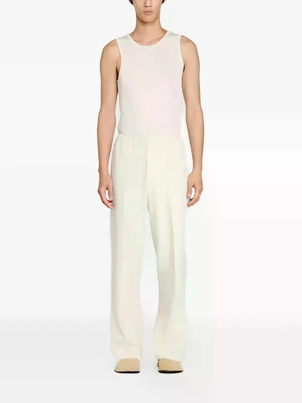 Sandro Wide-leg Jersey Trousers