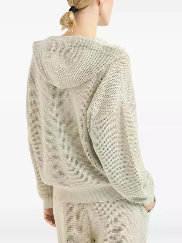 Brunello Cucinelli Hooded Zip-up Cardigan