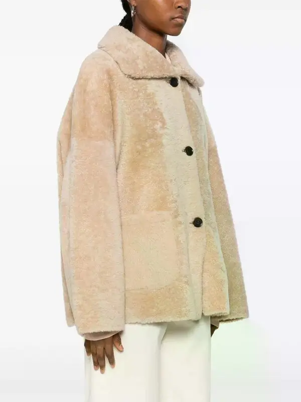 ARMA Isabella Reversible Shearling Coat - Neutrals