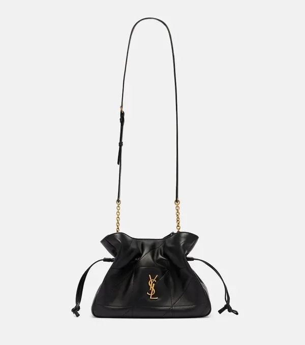 Saint Laurent Jamie Small Leather Shoulder Bag - Black