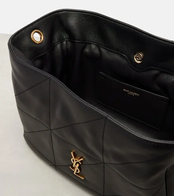 Saint Laurent Jamie Small Leather Shoulder Bag - Black