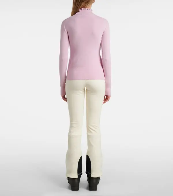 Cordova Ribbed-knit Wool-blend Ski Top - Pink