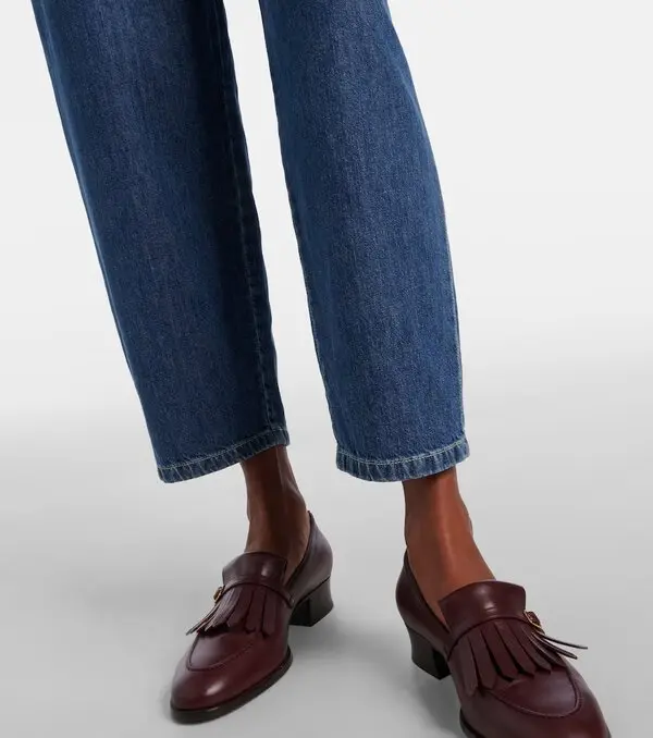 Max Mara Masia Barrel-leg Jeans - Blue