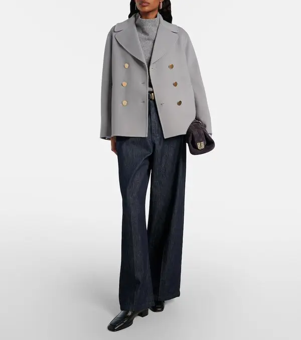Max Mara Margot Double-breasted Virgin Wool Jacket