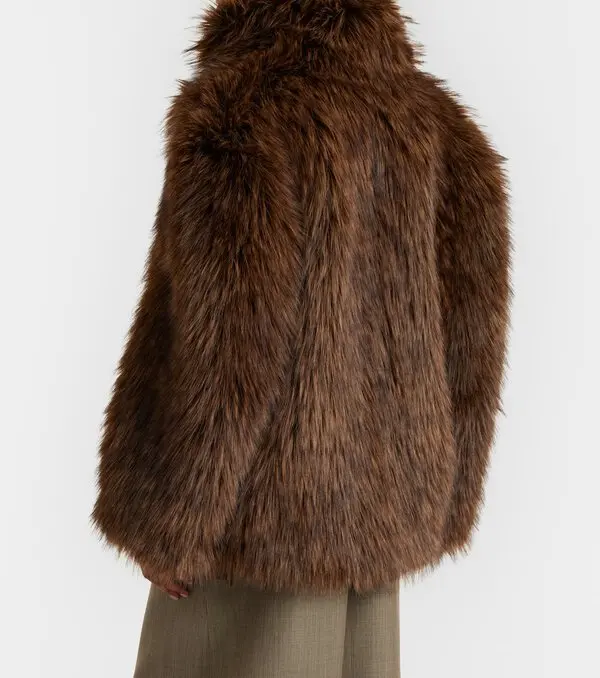 Magda Butrym Cropped Fur Jacket