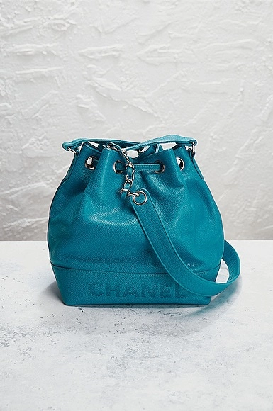 Chanel Caviar Vintage Drawstring Bucket Bag