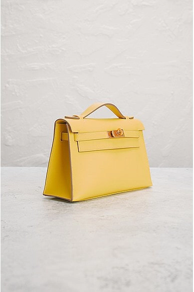 Hermès Calfskin Kelly Pochette Handbag