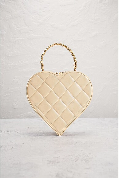 Chanel 1994 Patent Heart Vanity Bag