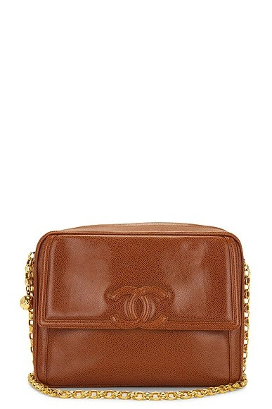 Chanel Vintage Caviar Timeless Camera Bag - Brown