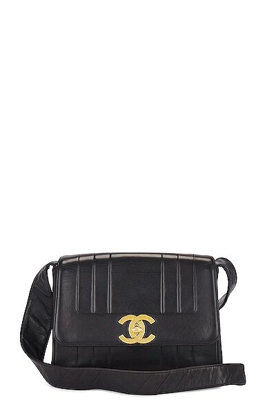 Chanel Lambskin Mademoiselle Flap Bag - Black