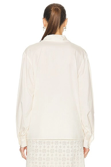 Chanel Balloon Sleeve Shirt