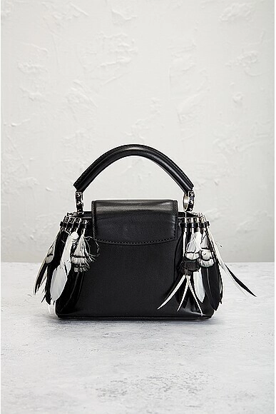 LOUIS VUITTON Feather Embellished Capucines Bb Handbag