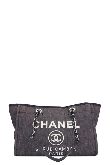 Chanel Deauville Tote Bag - Black