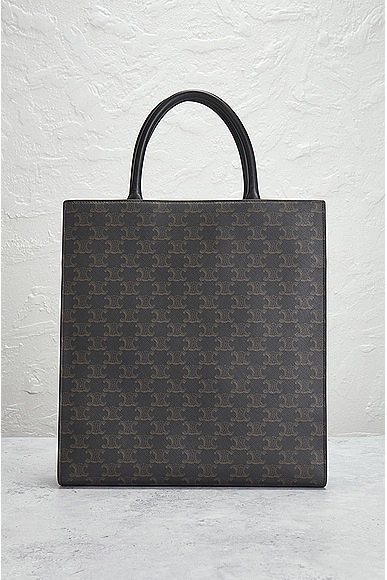 Celine Vertical Cabas Tote Bag - Brown