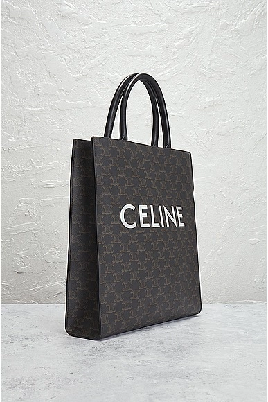 Celine Vertical Cabas Tote Bag - Brown