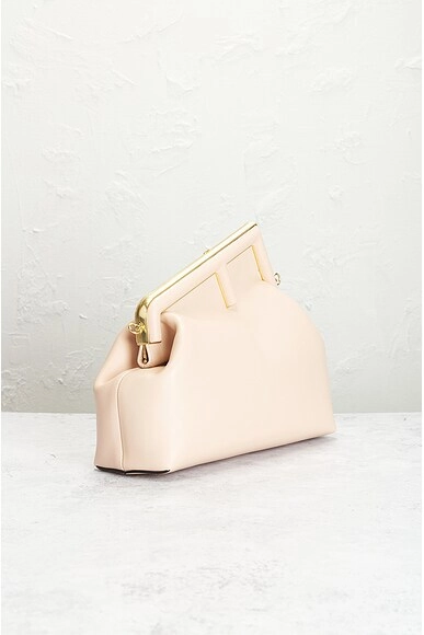 Fendi First Shoulder Bag In Lambskin Leather With Gold-tone Hardware