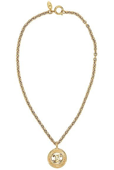 Chanel Coco Mark Necklace - Gold