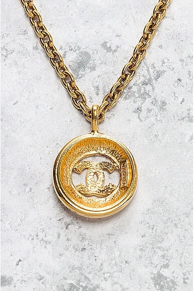 Chanel Coco Mark Necklace - Gold