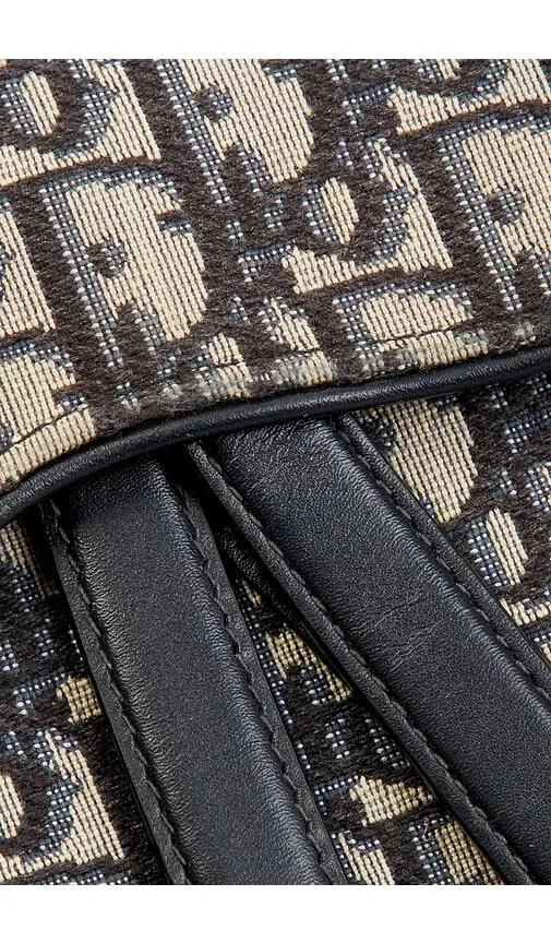 FWRD RENEW Dior Oblique Trotter Saddle Bag