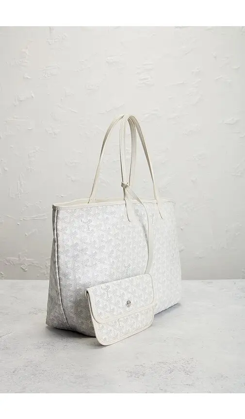 FWRD RENEW Goyard Saint Louis Pm Tote Bag - White