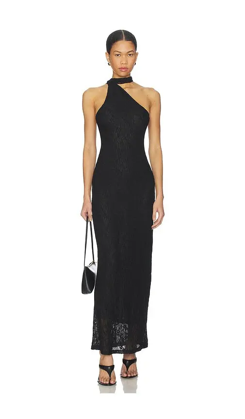 Lioness Lace Maxi Dress - Black