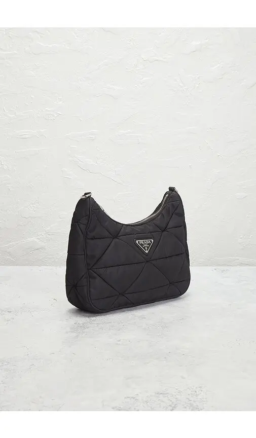 FWRD RENEW Prada Padded Re-nylon Shoulder Bag