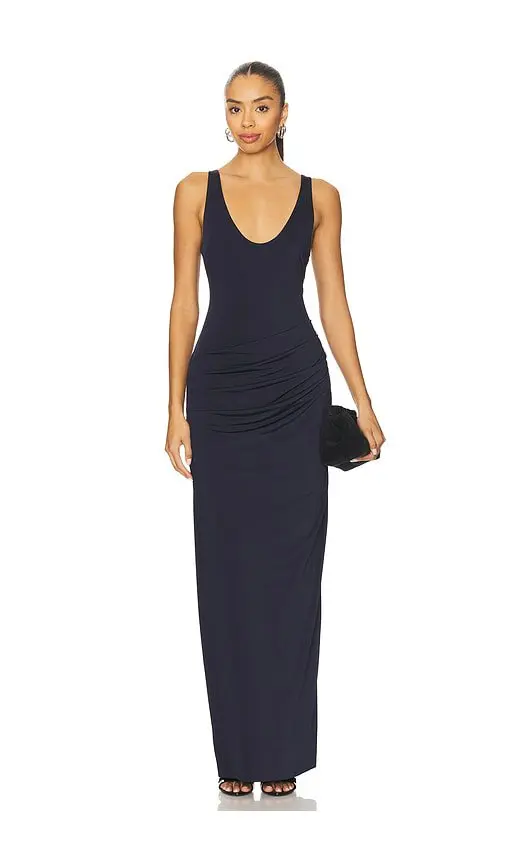 CEREN OCAK Sleeveless Jersey Maxi Dress