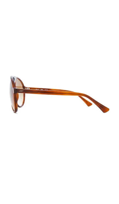 LEXXOLA Bella Aviator Sunglasses - Brown