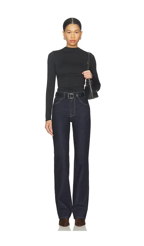 ALL THE WAYS Calliope Mock Neck Top