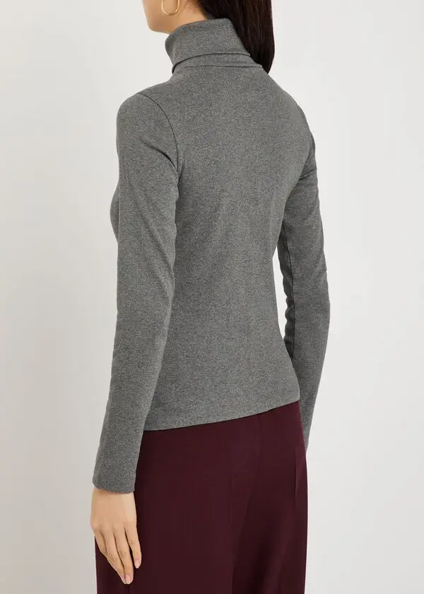 FLORE FLORE Dinah Cotton Turtleneck Top