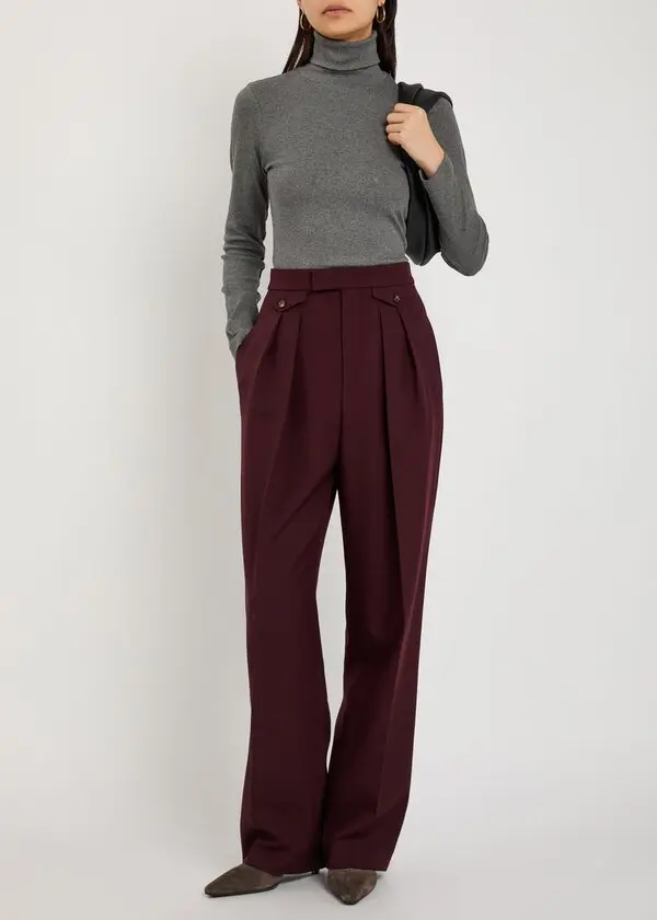 FLORE FLORE Dinah Cotton Turtleneck Top