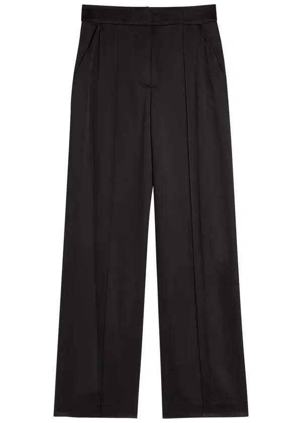 Simkhai Kyra Wide-leg Satin Trousers