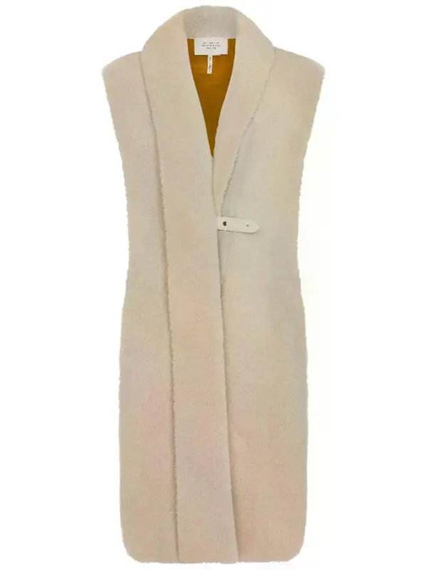 Hermès Shearling Long Gilet