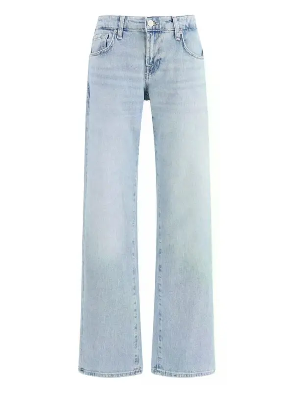 7 For All Mankind Belt-loop Five-pocket Jeans - Blue