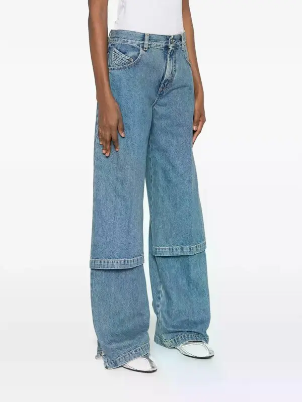 Attico Five-pocket Cotton Jeans