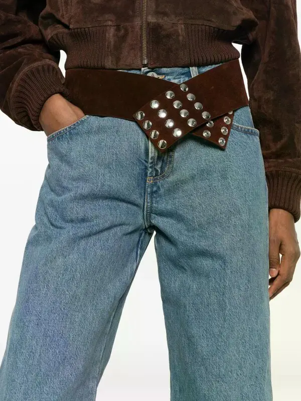 Attico Five-pocket Cotton Jeans