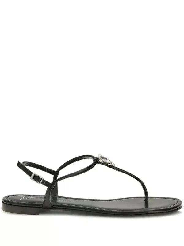 GIUSEPPE ZANOTTI Pia Mizuki Round-toe Sandals - Black