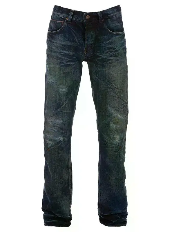 GILDED AGE Crinkled Denim Jeans