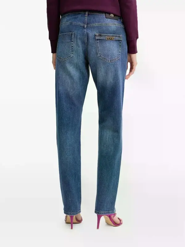 Versace Logo Detailed Denim