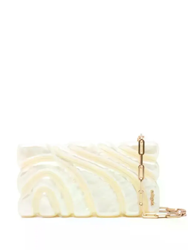 Cult Gaia Aura Chain-strap Clutch - Neutrals