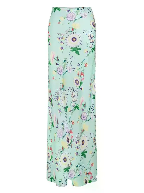Rabanne Floral Chain Maxi Skirt