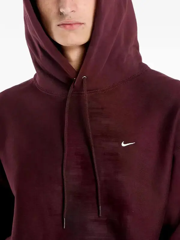Nike Solo Swoosh Pullover Hoodie - Red