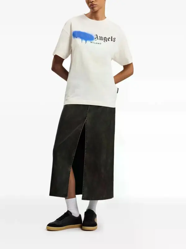 Palm Angels Spray City Milan Dripping Logo T-shirt