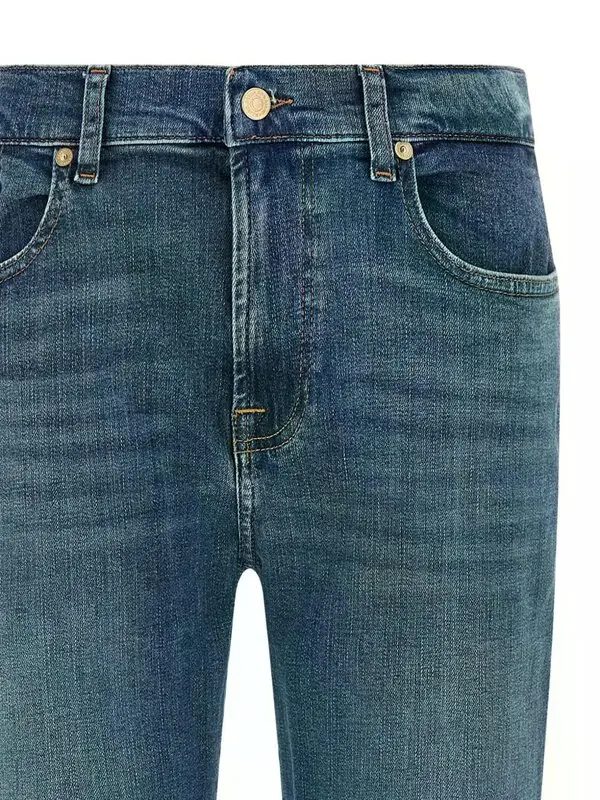 7 For All Mankind Turn-up Hem Jeans