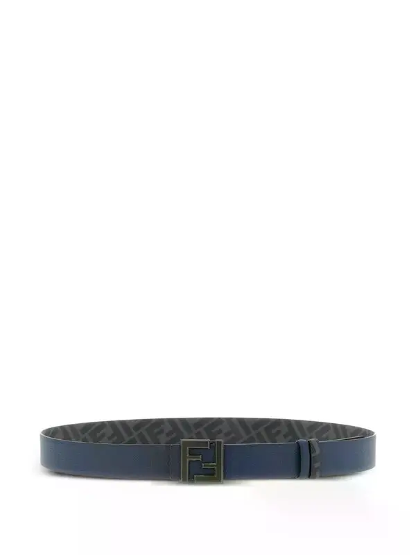 Fendi Reversible Metal-buckle Belt - Blue