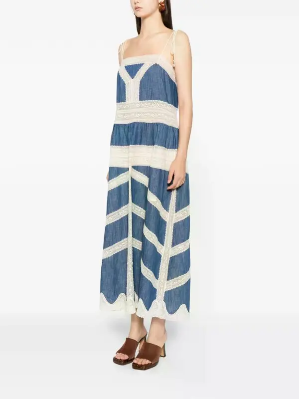 Zimmermann Awaken Dress With Lace Trim
