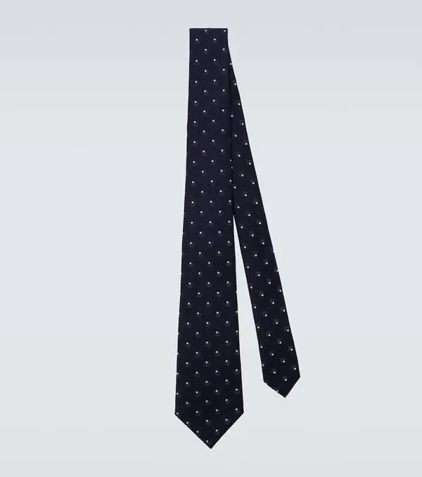 Giorgio Armani Silk Neck Tie - Blue