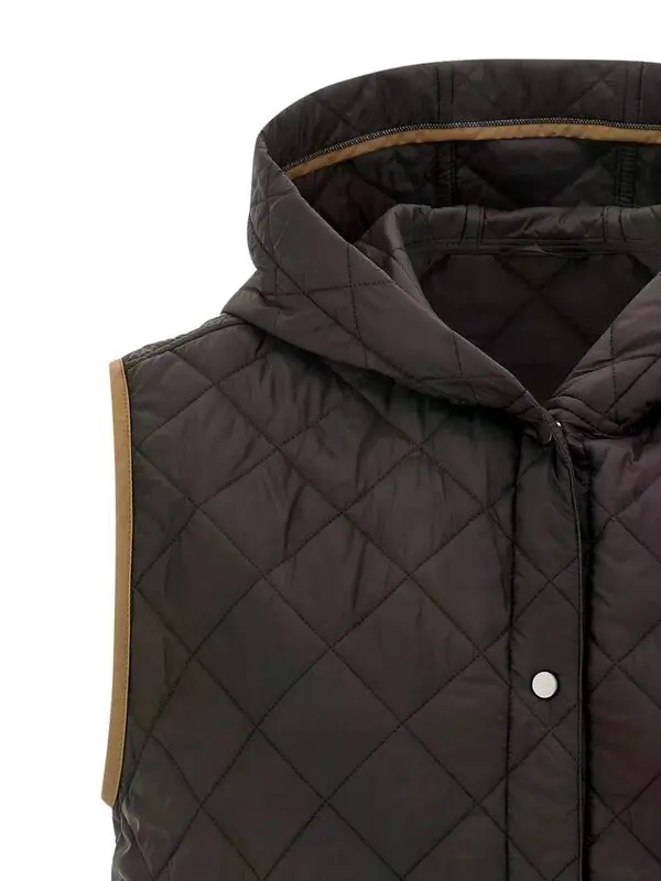 Brunello Cucinelli Quilted Hooded Gilet