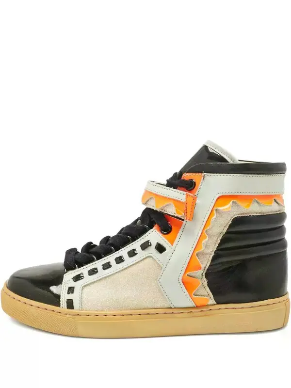 SOPHIA WEBSTER Leather High Top Trainers