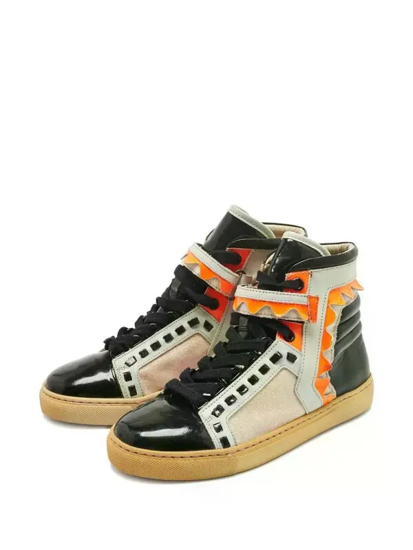 SOPHIA WEBSTER Leather High Top Trainers
